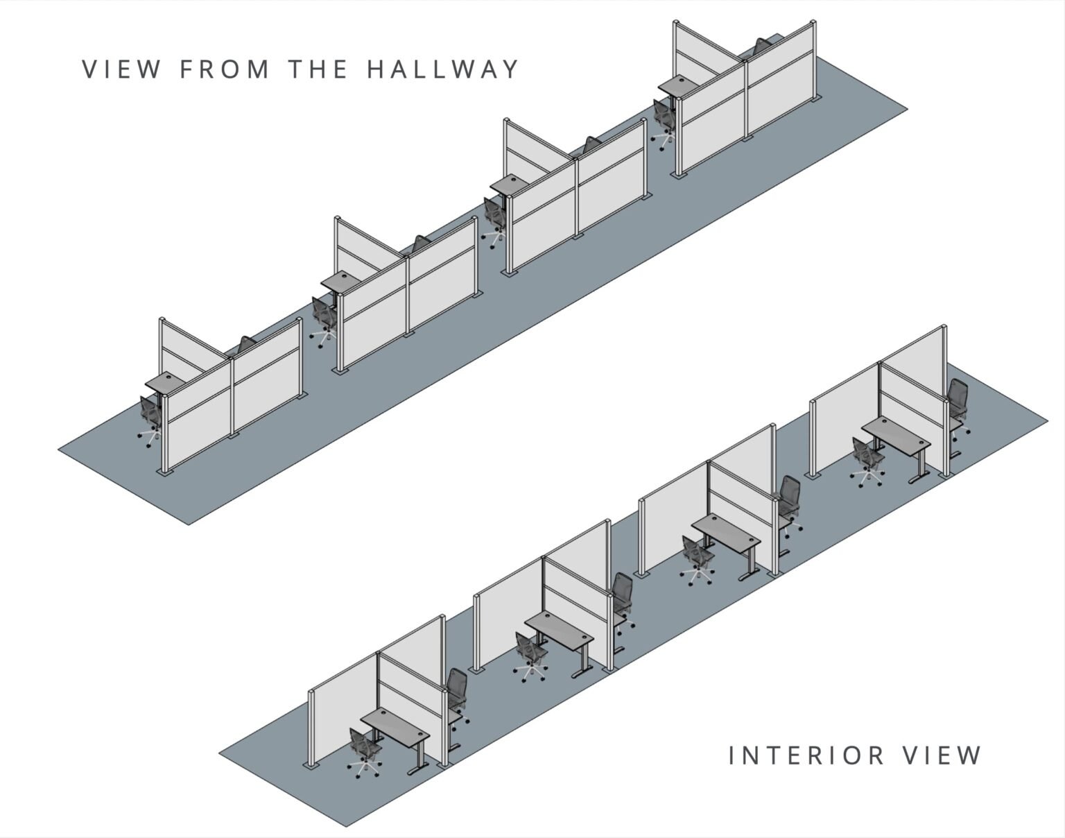 Modular Office Cubicle System | Portable Partitions
