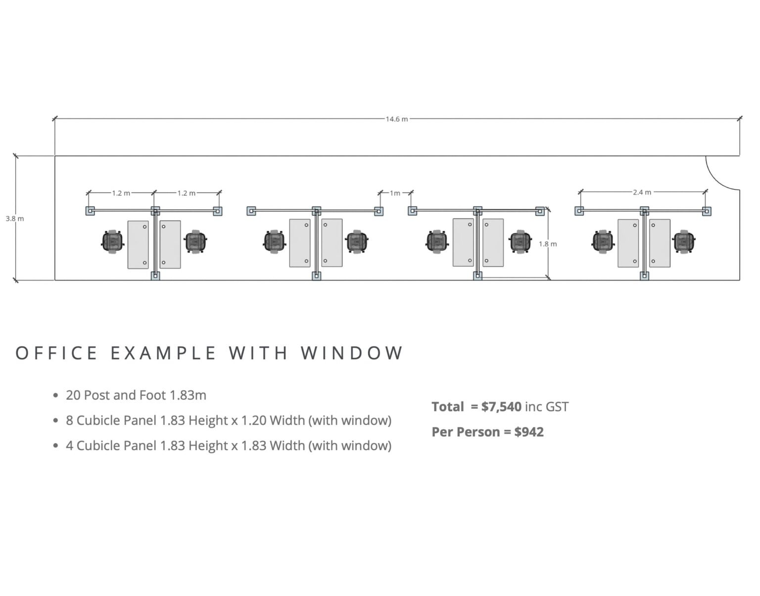 Modular Office Cubicle System | Portable Partitions