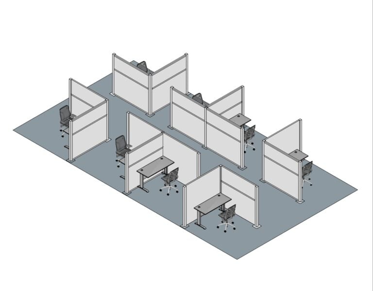 Modular Office Cubicle System | Portable Partitions