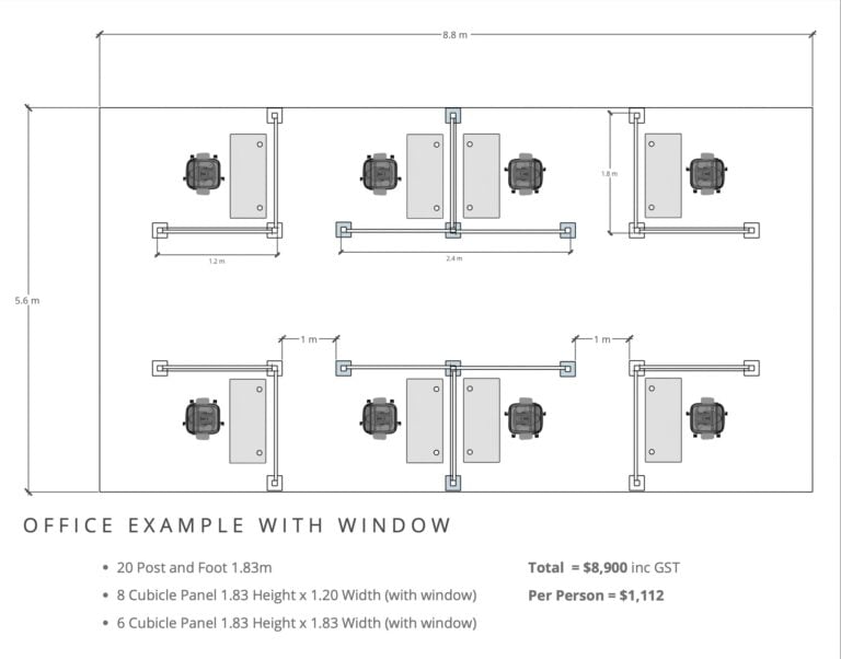 Modular Office Cubicle System | Portable Partitions