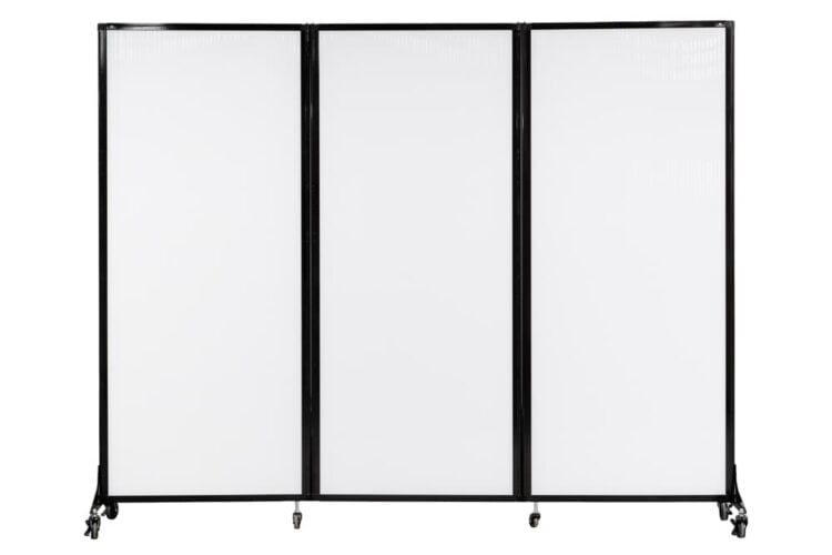 Afford a Wall Folding Mobile Room Divider (Polycarbonate) | Portable ...