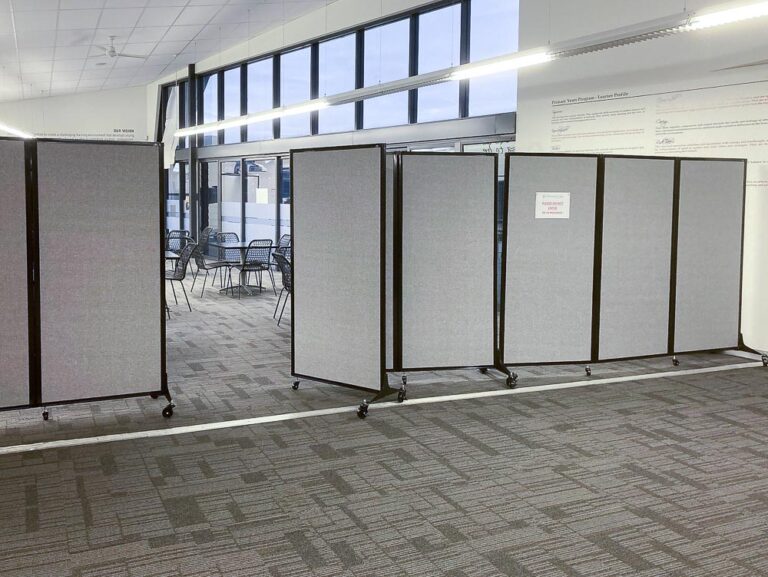 Afford a Wall Folding Mobile Room Divider (Fabric) | Portable Partitions