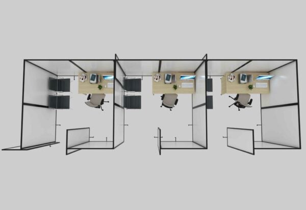 Freestanding Vaccine Booths for Mass Vaccination Hubs