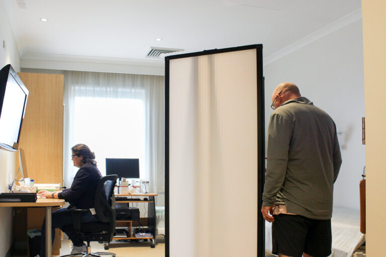 Medical Screen Dividers on Wheels - Portable Partitions Australia