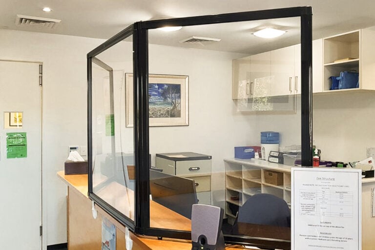 Medical Screen Dividers on Wheels - Portable Partitions Australia