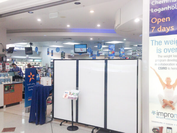Portable Pharmacy Partitions & Dividers | Portable Partitions Australia
