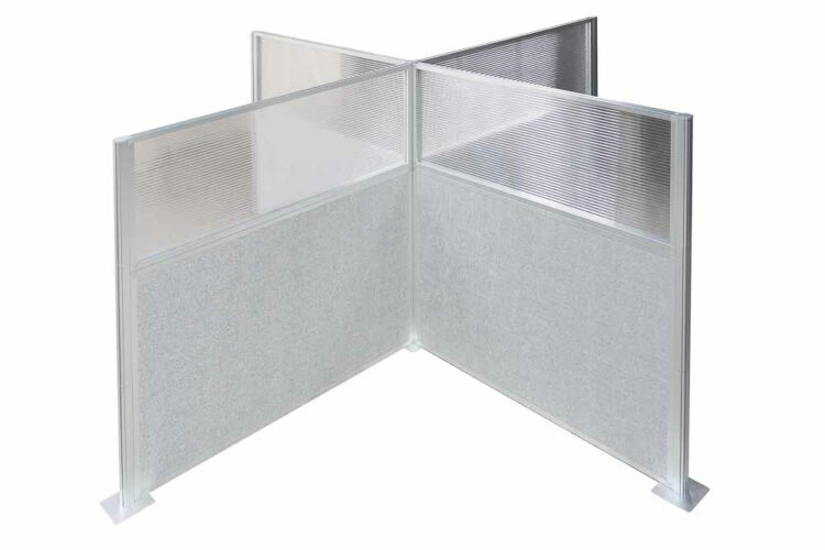 Modular Office Cubicles & Workstation Screen Dividers - Portable Partitions